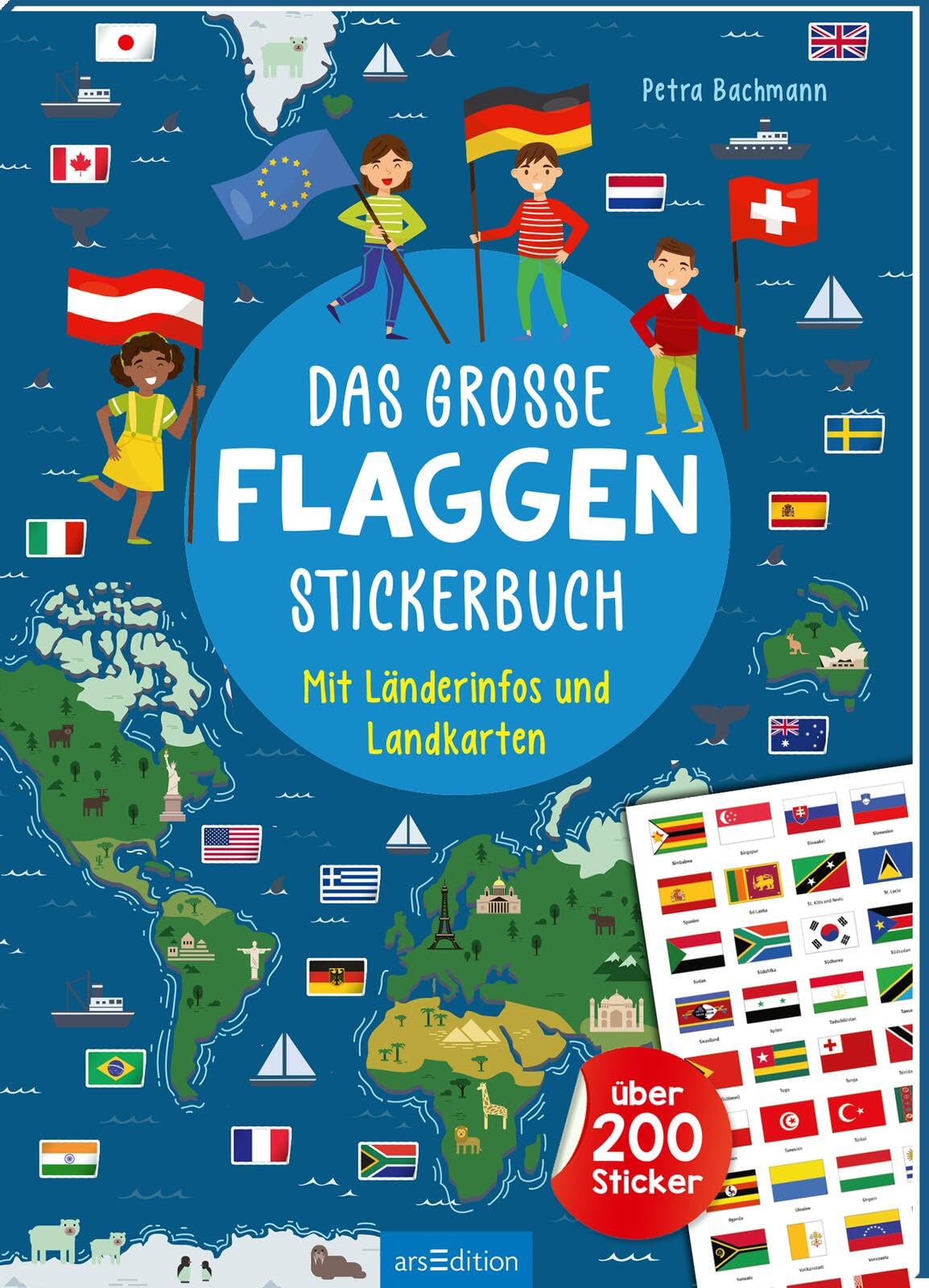 Das große Flaggen-Stickerbuch: Mit Länderinfos und Landkarten – über ...