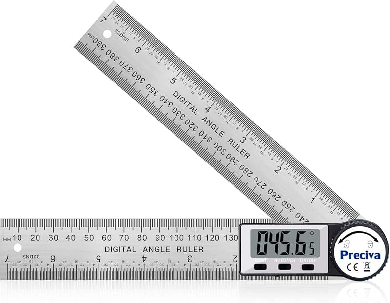 Amazon.co.uk: Protractors - Protractors / Layout Tools: Rulers, Squares ...
