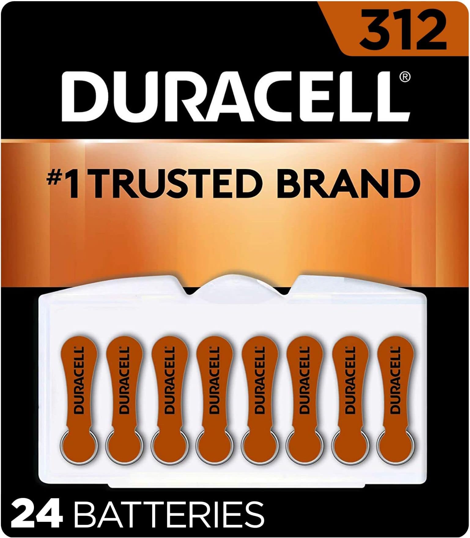 Amazon.com: Duracell Activair Hearing Aid Batteries Size 312 (80 ...