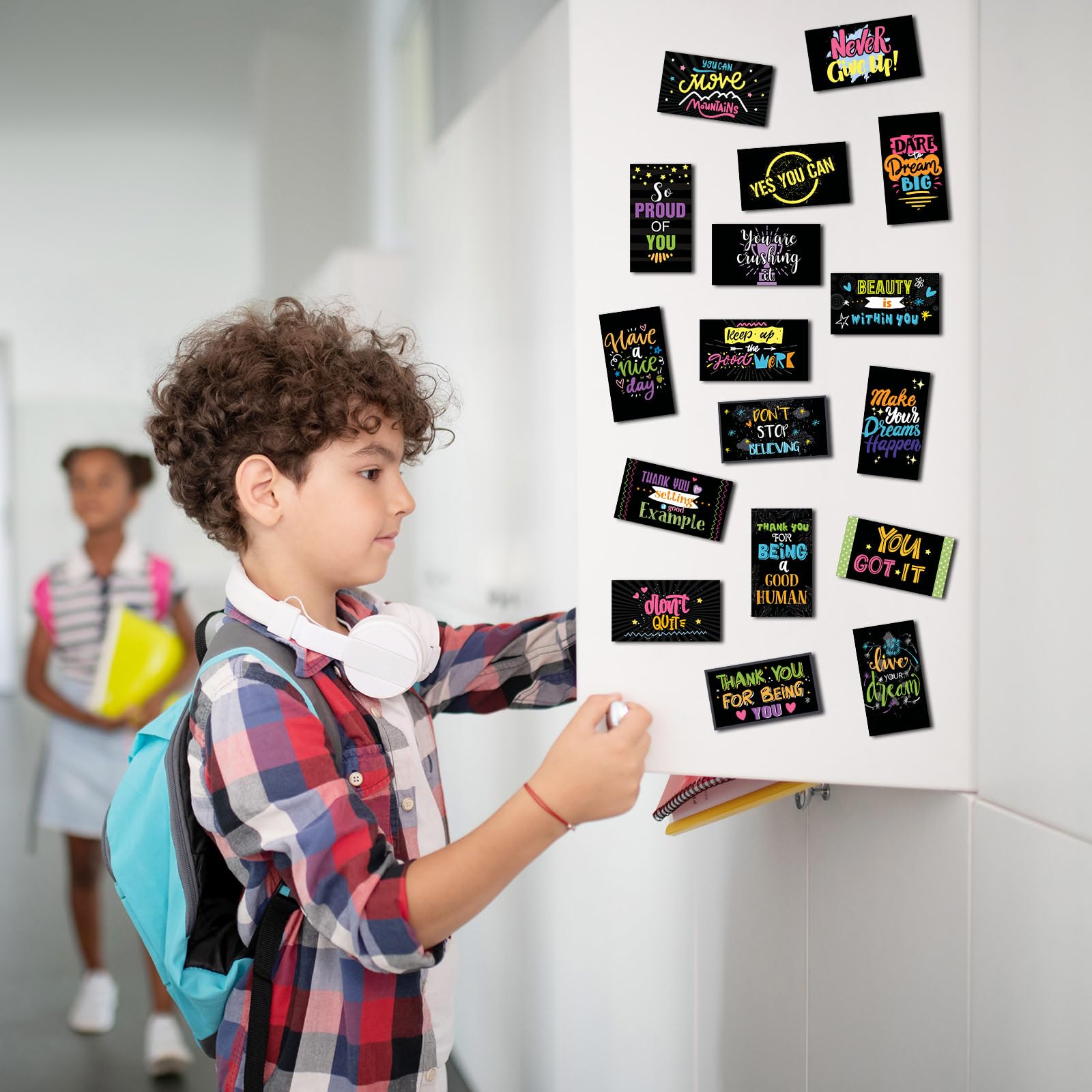 Snapklik.com : Xuhal 60 Pcs Inspirational Magnets Bulk Rectangle ...