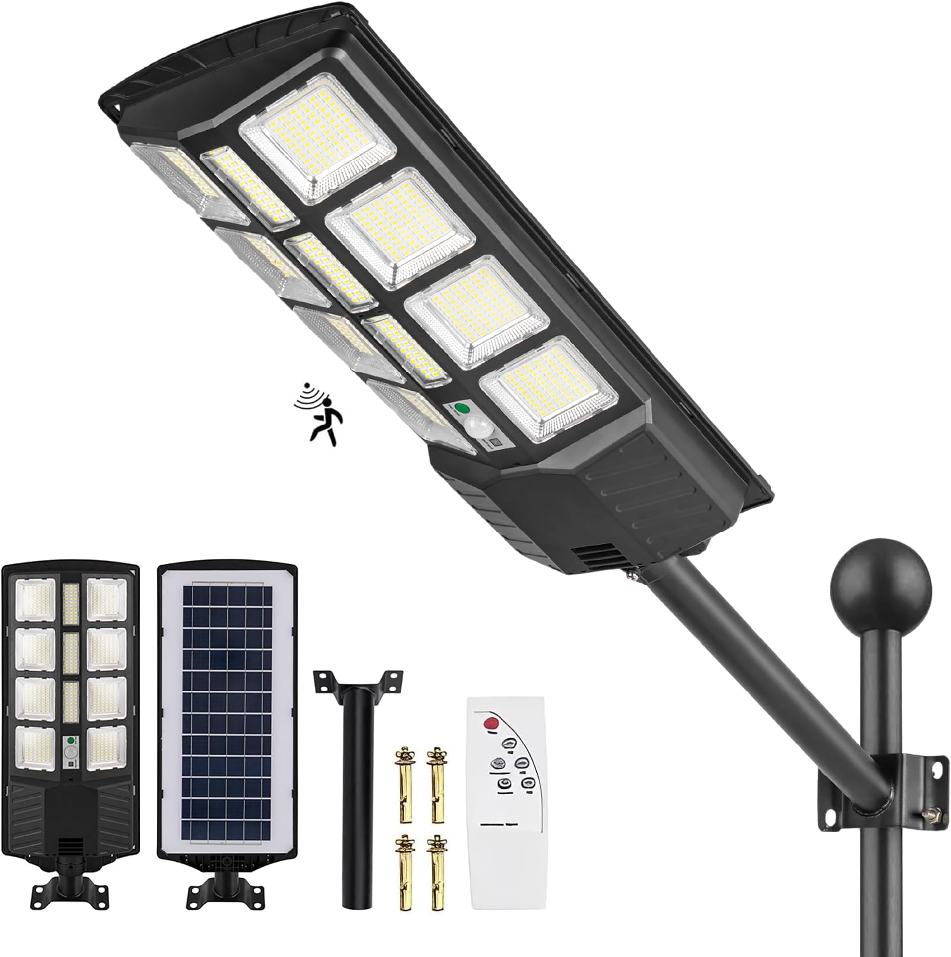 RONLADO Lámparas Solares para Exterior 1000W,IP65 Impermeable,3 Modos ...