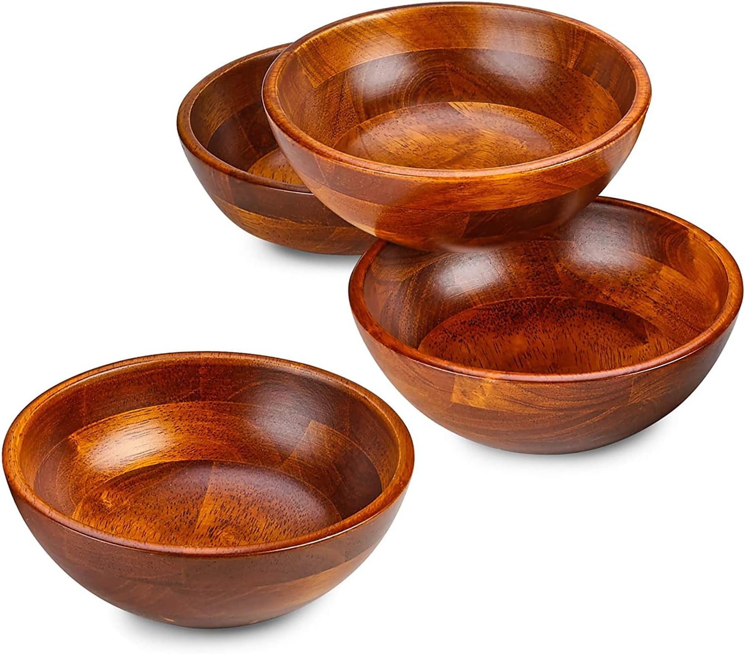 Amazon.com: Table Concept Bowl Set, Premium Acacia Wood Bowls, Salad ...