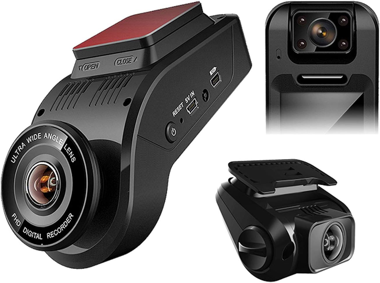 Amazon | MAXWIN(マックスウィン) ドライブレコーダー 3カメラ 前後 同時録画 車内カメラ付き GPS STARVIS スタービス HDR 暗視 スーパーキャパシタ DVR ...