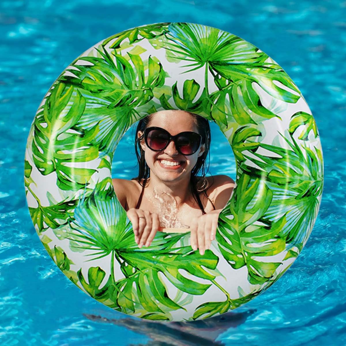 Inflatable Swim Rings For Adults 2-Pack Inflatable Pool Floats - Large ...