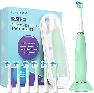 Amazon.com: FUMEIKANG Kids Electric Toothbrushes Sonic Rechargeable Tooth Brush Gifts for Boys ...