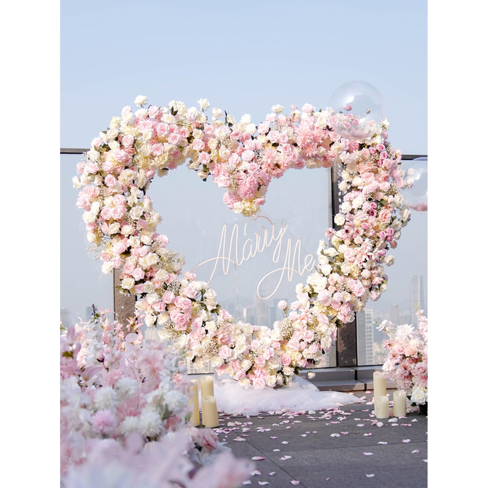 Snapklik.com : Yclty Arch Backdrop Stand, 6.5ft Wedding Arch, Heart ...