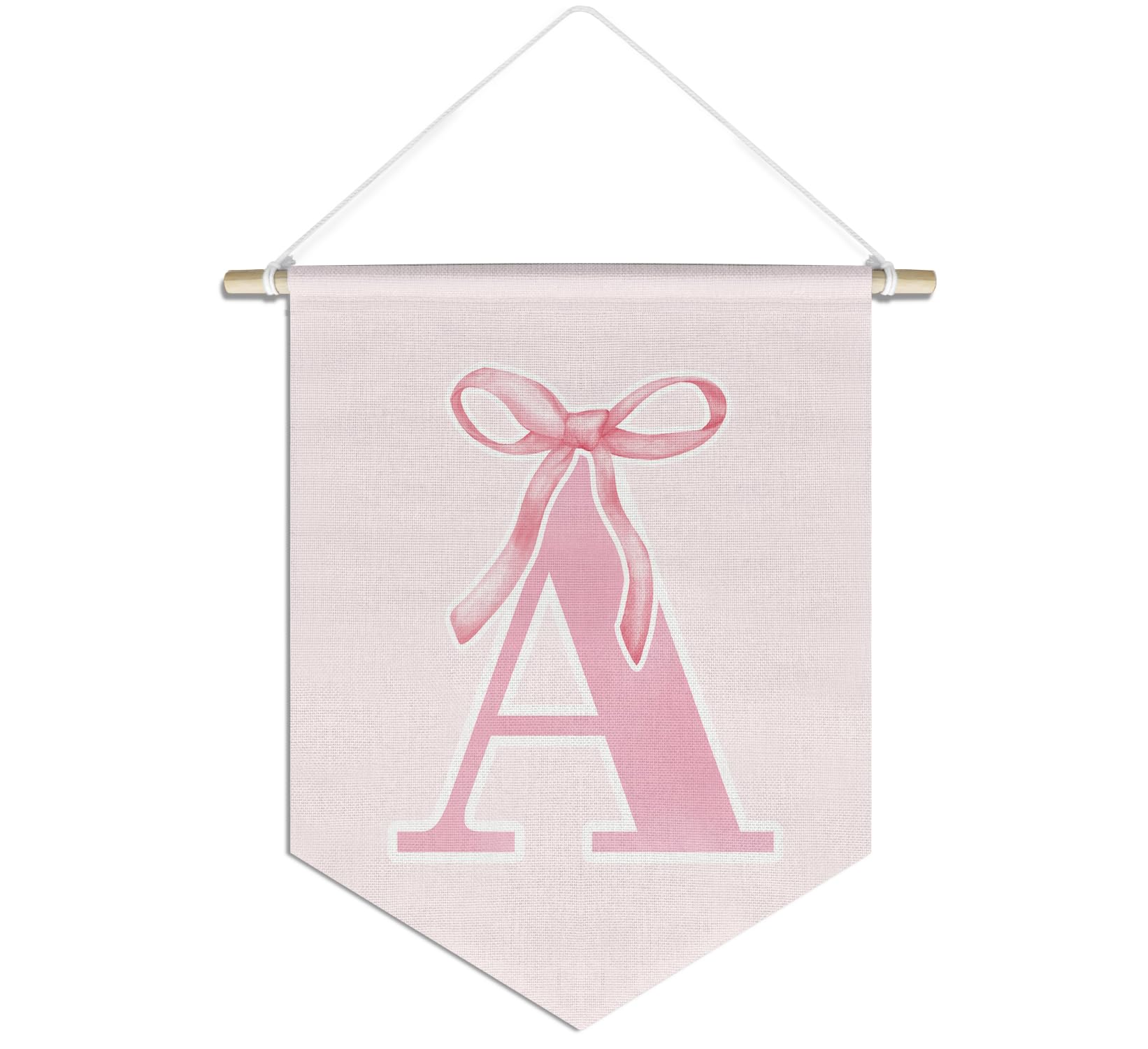 Amazon.com: foedor initial Personalized Preppy Canvas Hanging Pennant ...
