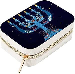 Amazon.com: Double Layer Portable Travel Mini Jewelry Case Display ...