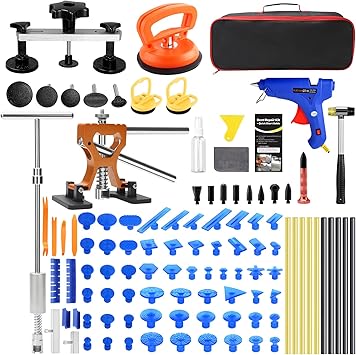 Amazon Vextro Paintless Dent Repair Kit Dent Puller Kit Dent