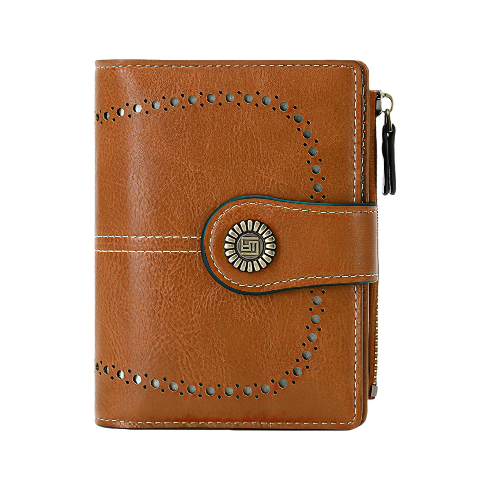 Amazon.com: YAPAIOU Wallet Women Leather Bifold Small Wallet Purse for ...