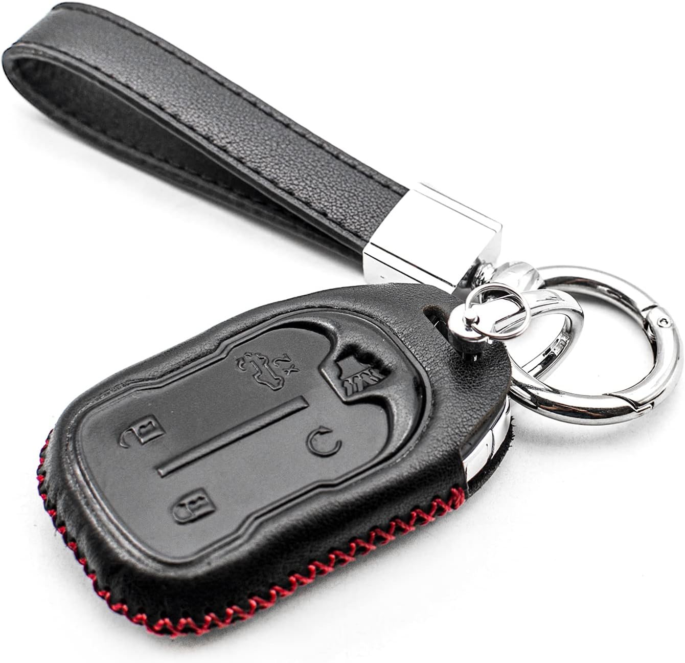 Amazon.com: Vitodeco Leather Smart Key Fob Case Compatible with ...