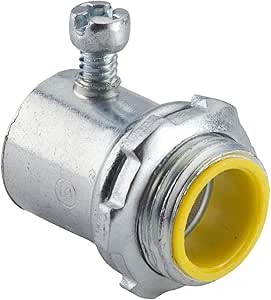 Halex 28272, 3 conectores de rosca para tubos metálicos eléctricos (EMT ...