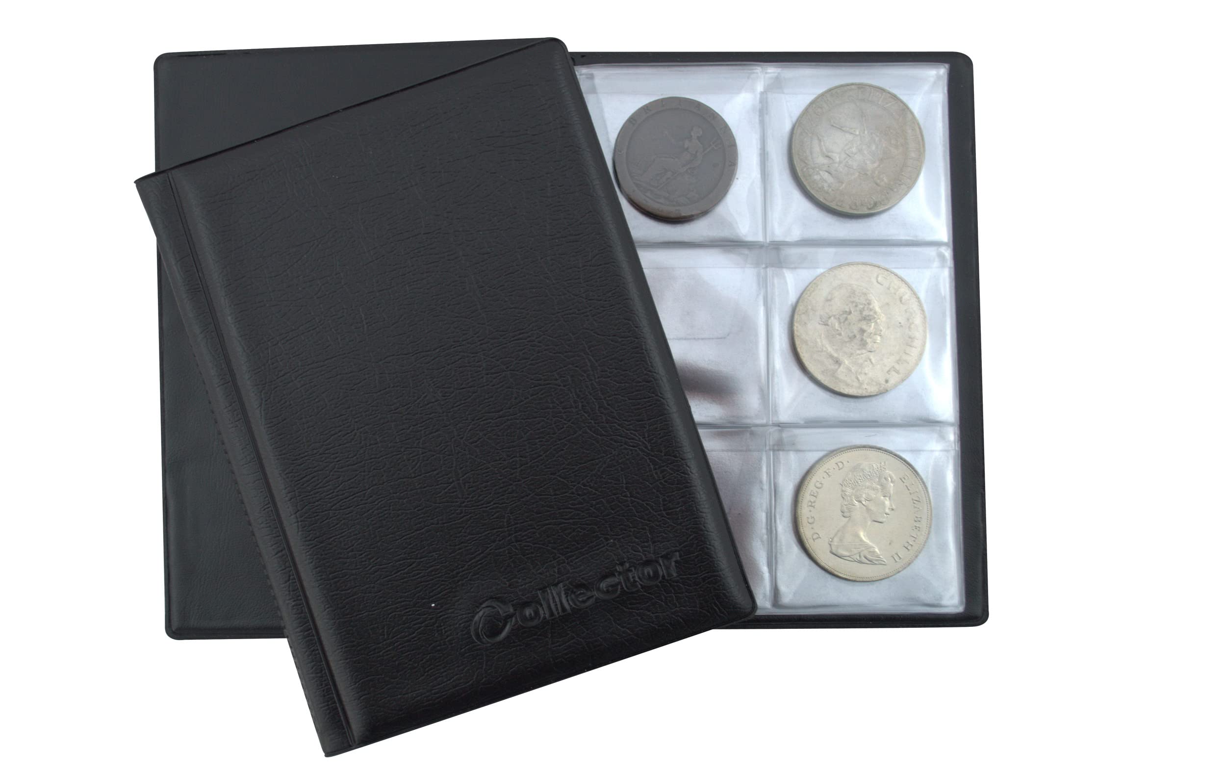 COLLECTOR - Album for 48 Large Size Coins CROWN 5 POUND Coin Folder ...