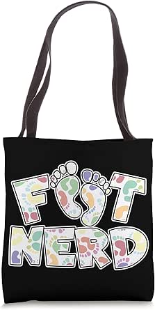 Amazon.com: Foot Nerd Podiatry Footwear Orthotics Anatomy Toes Fan Tote ...