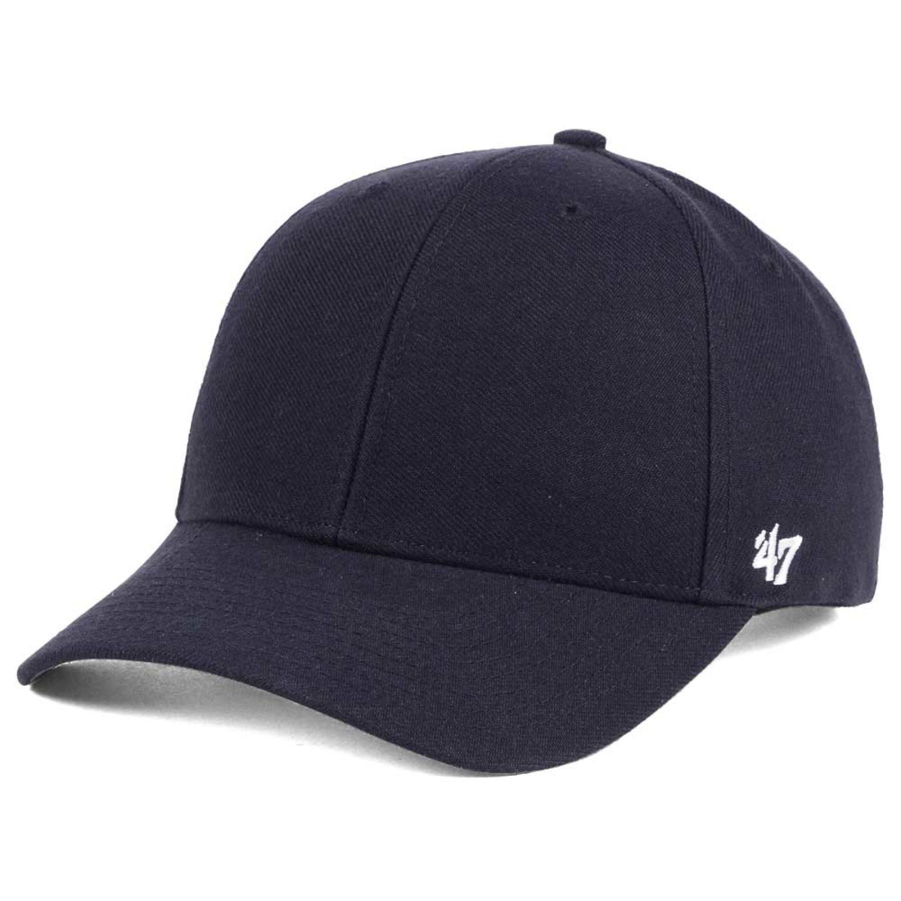 Amazon.com: '47 Brand MVP Blank Hat - Navy | Adjustable : Sports & Outdoors