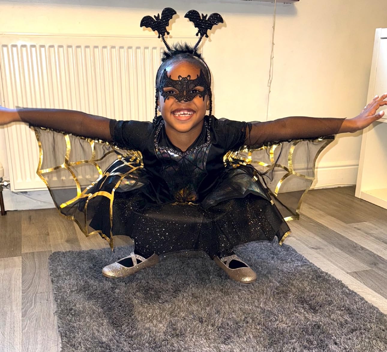 Halloween Bat Headband with Black Halloween Headband and Black Bat ...