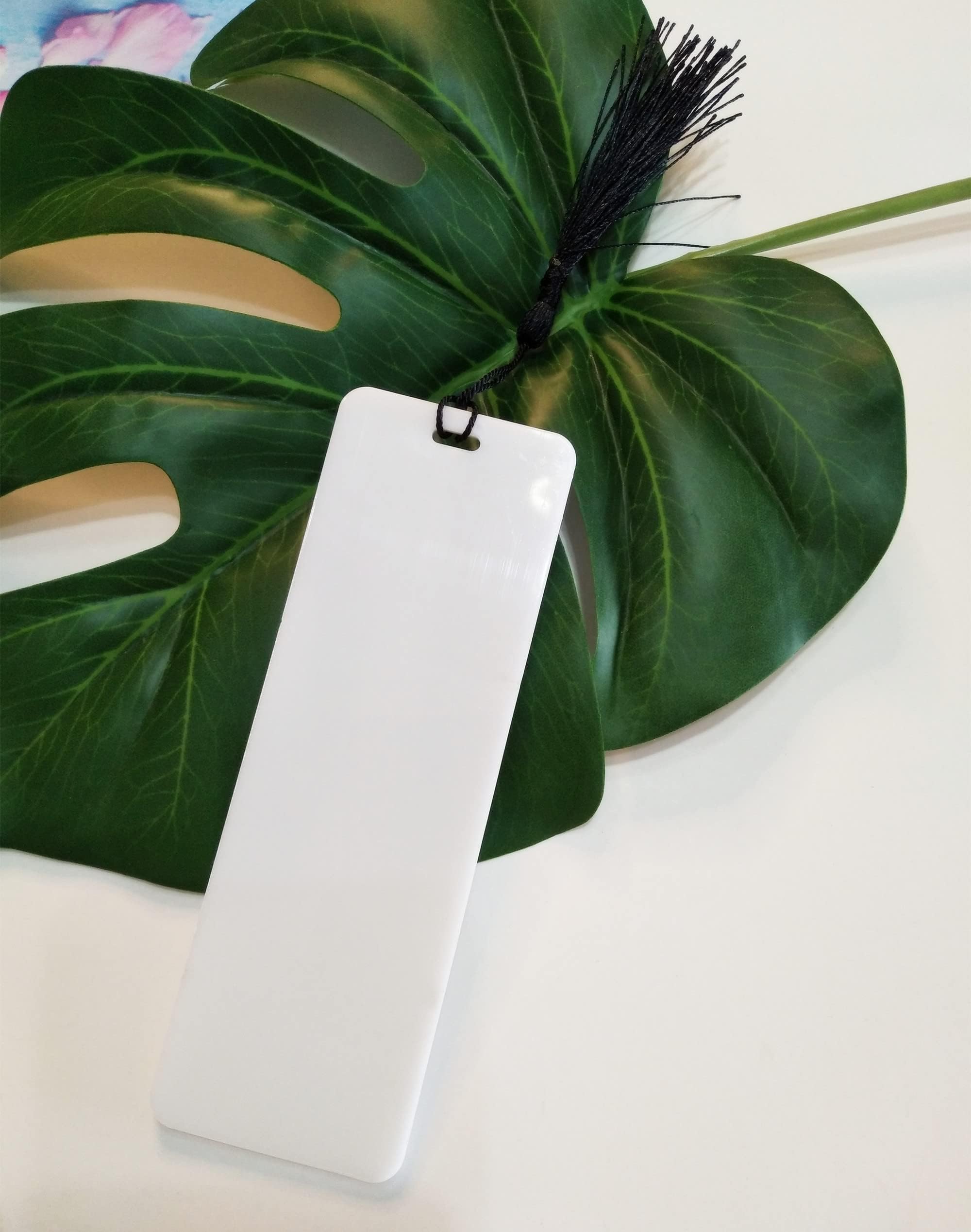 Amazon.com : 10pcs Acrylic Rectangular Bookmark Banks,Blank Acrylic ...