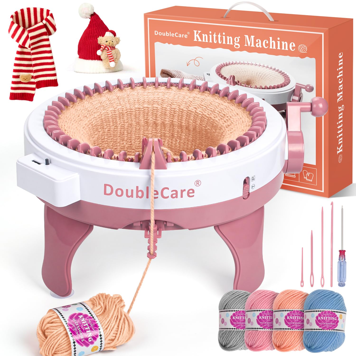 Amazon.com: Knitting Machine 48 Needles,Smart Loom Knitting Machine ...