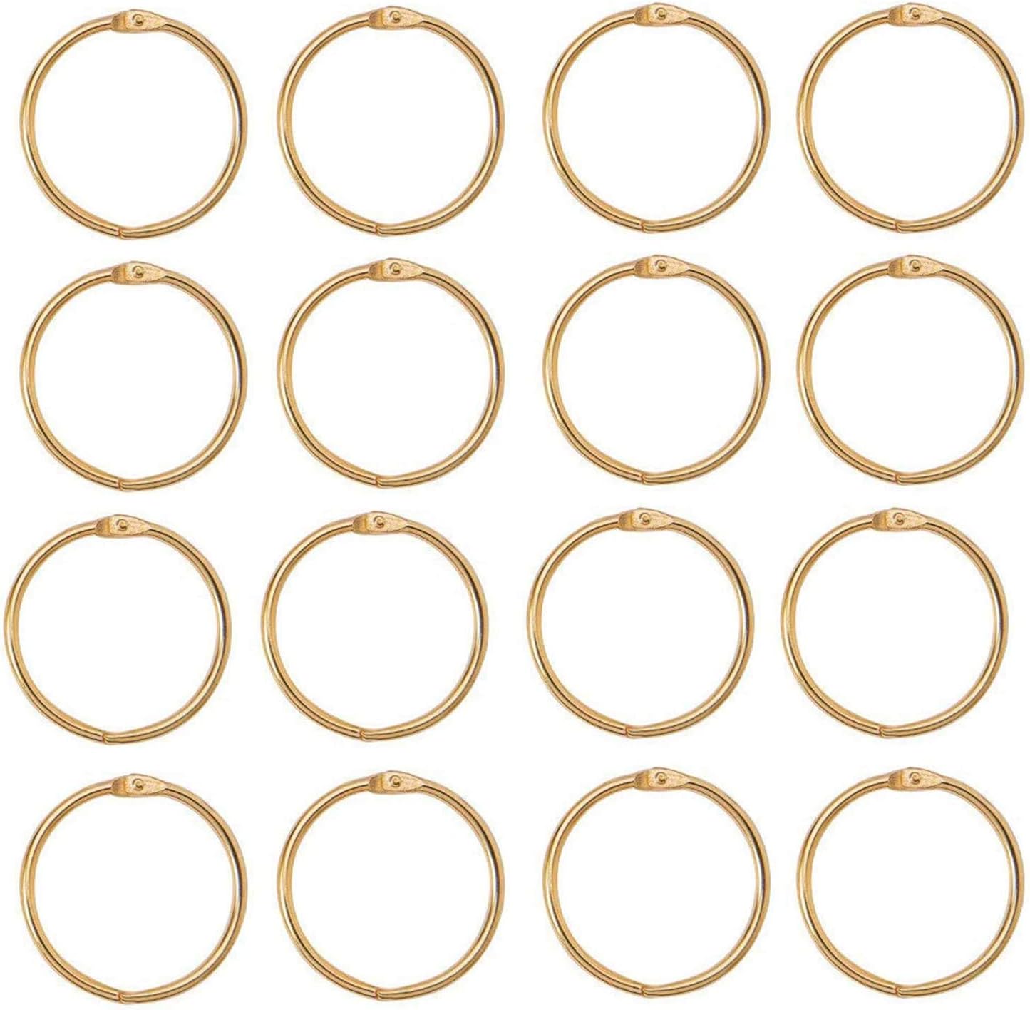 Amazon.com : OFFPLEX (60 Pack) Loose Leaf Binder Rings Assorted Sizes ...