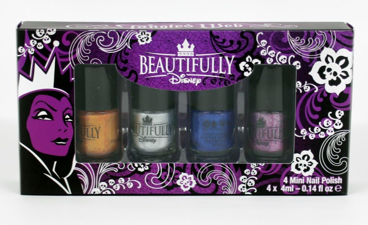 Amazon.com: Nail Polish Disney's"Tangled Web" 4 Gift Set with Nail File ...