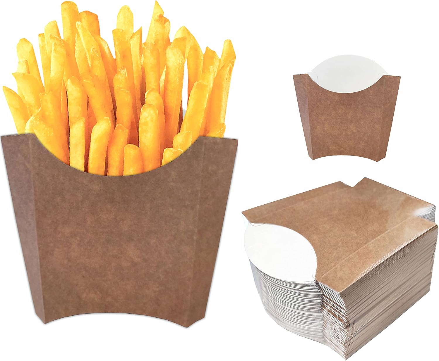 Amazon.com: WORLD - 50-Pack Paper Bags, Kids Paperboard Snack Cup ...