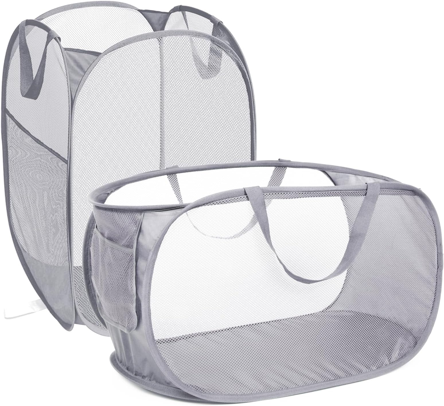 Amazon.com: Durable Collapsible Laundry Baskets, Foldable Pop Up ...