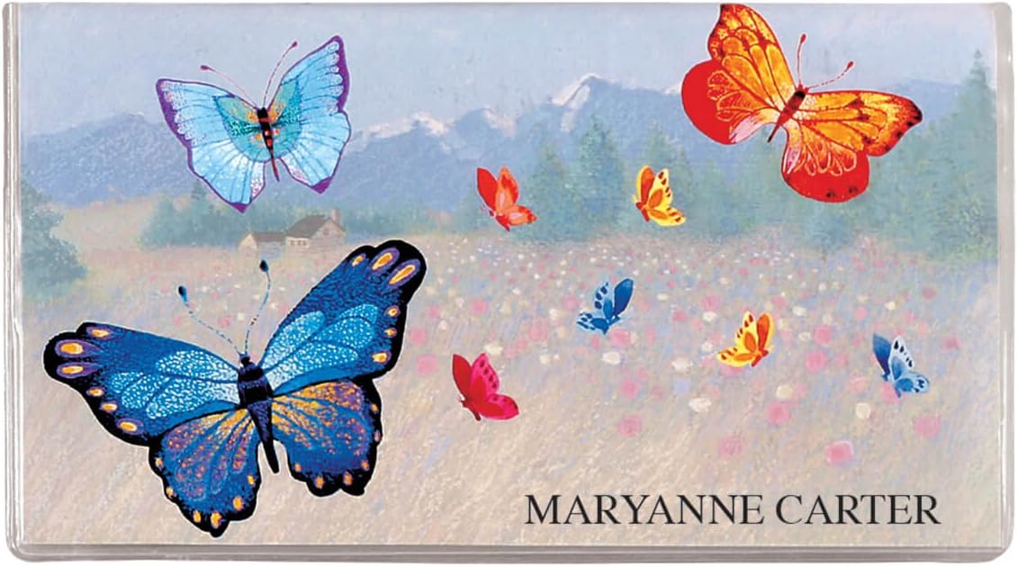 Amazon.com : Personalized Colorful Butterflies 2 Year Planner, Pocket ...