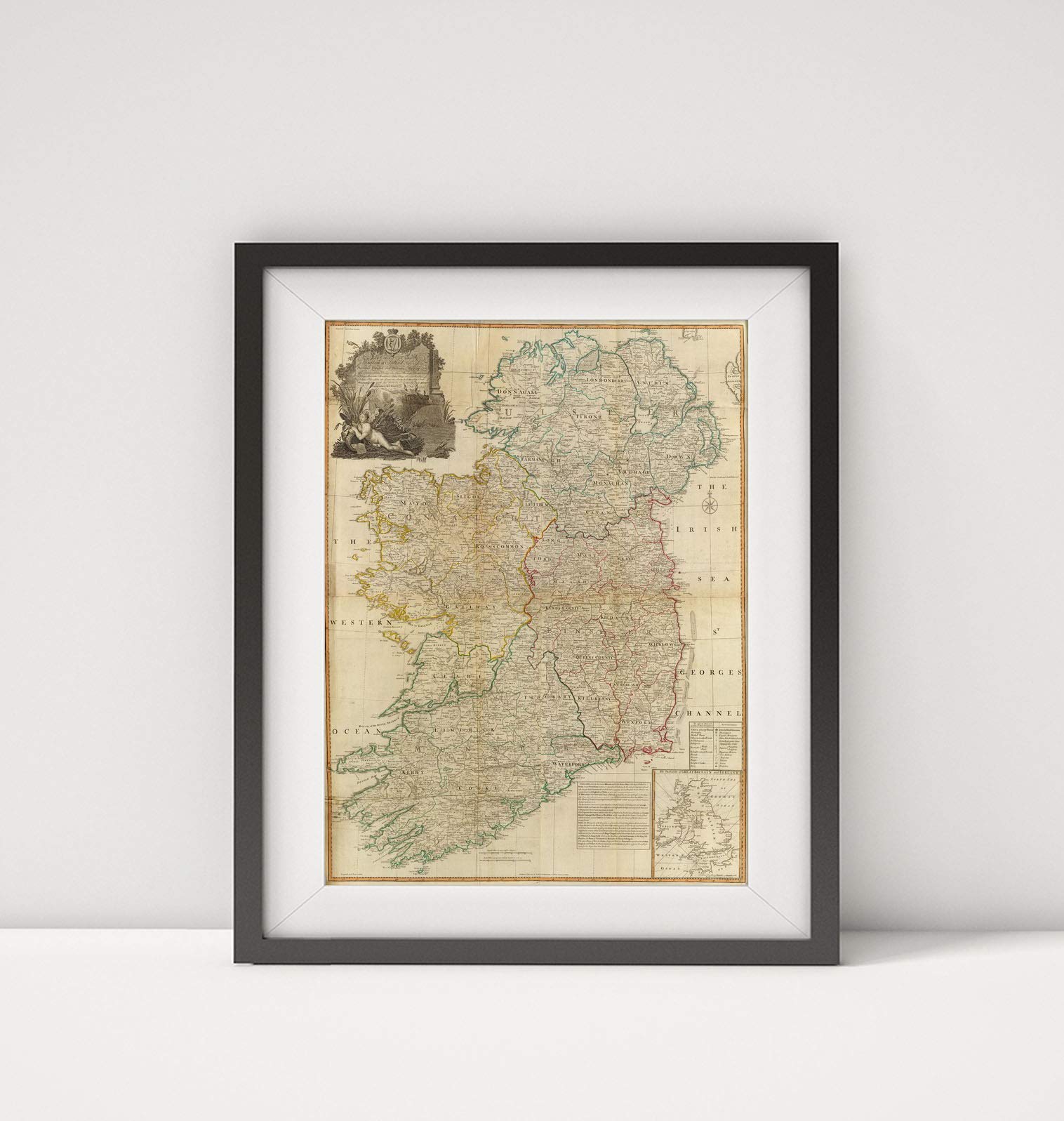 Infinite Photographs 1794 Map Of Ireland Composite Ireland Great ...