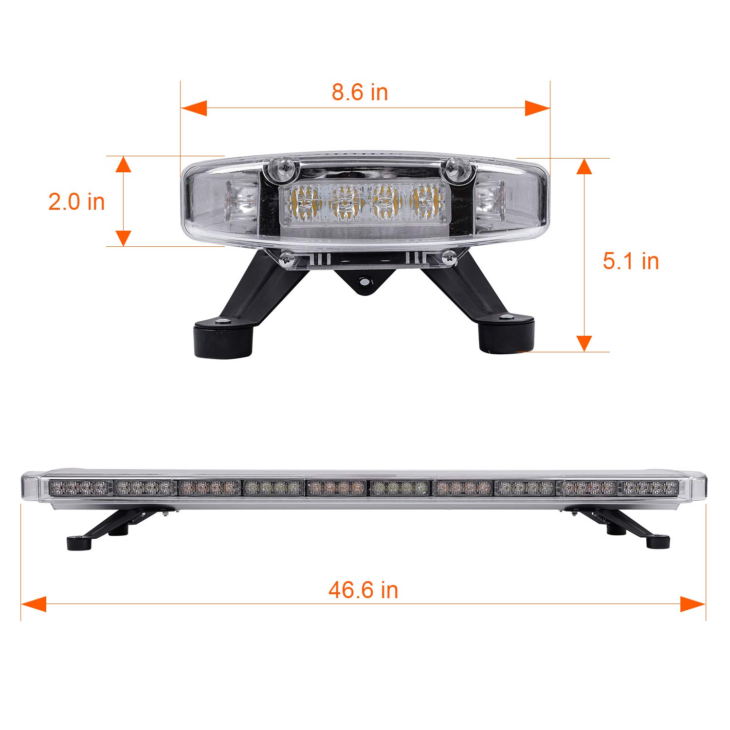 Snapklik.com : ASPL 47" 88 LED High Intensity Low Profile Roof Top ...