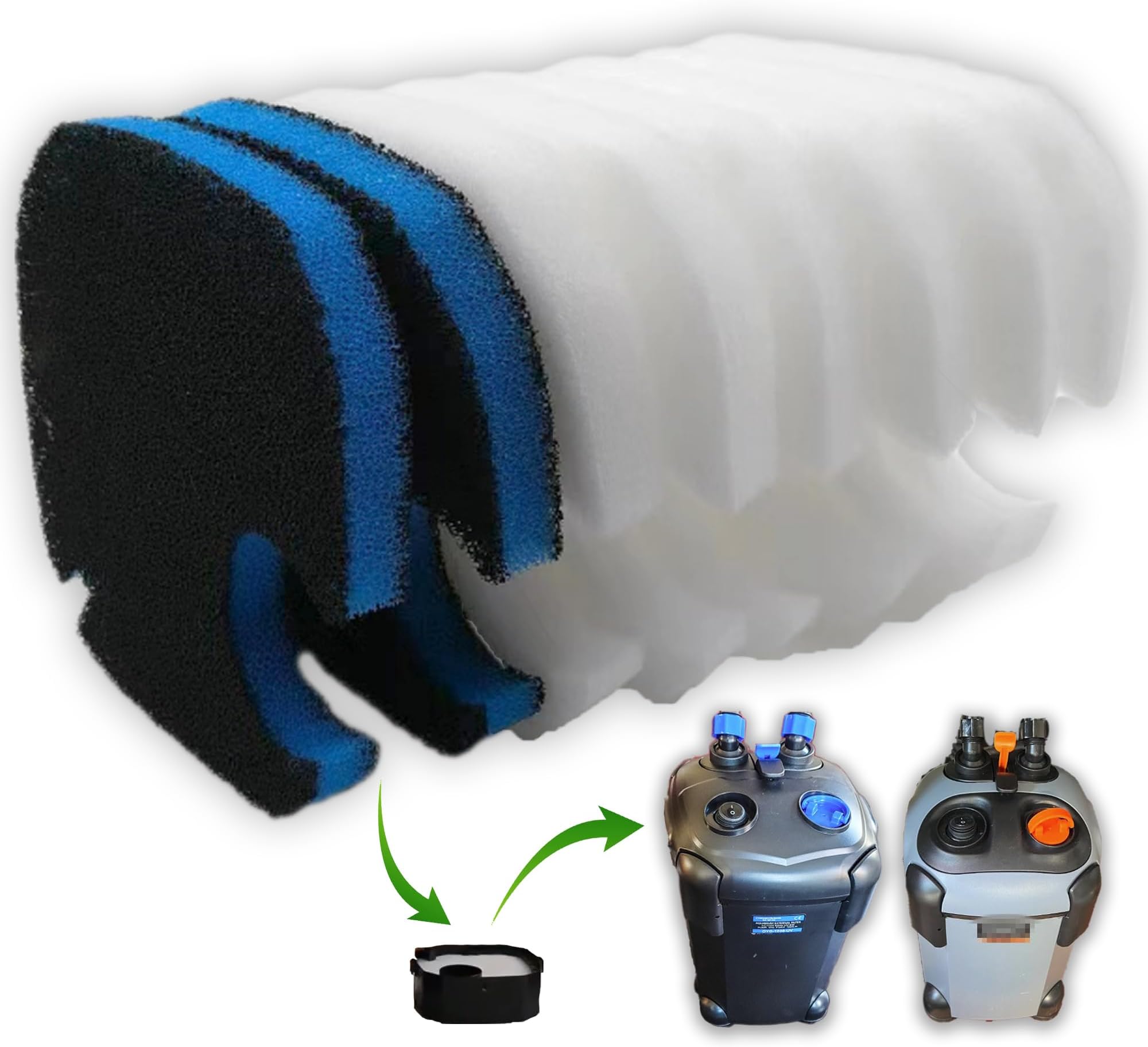 Canister Filters For Aquarium 265GPH / 370GPH / 525GPH External ...