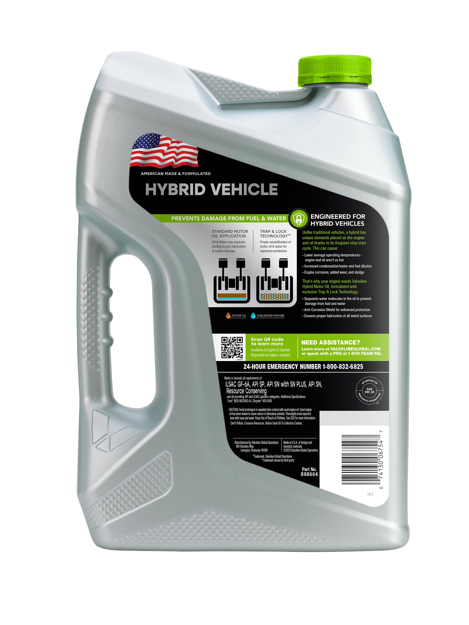 Snapklik.com : Hybrid Vehicle 0W-20 Full Synthetic Motor Oil 5 Quart