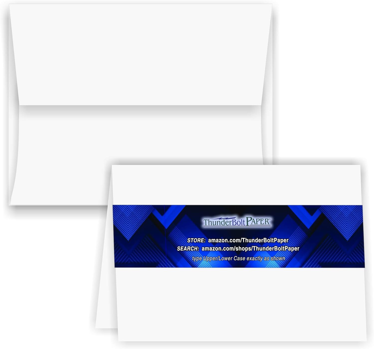 Amazon.com : 5X7 Folded Size with A-7 Envelopes - Smooth Bright White ...