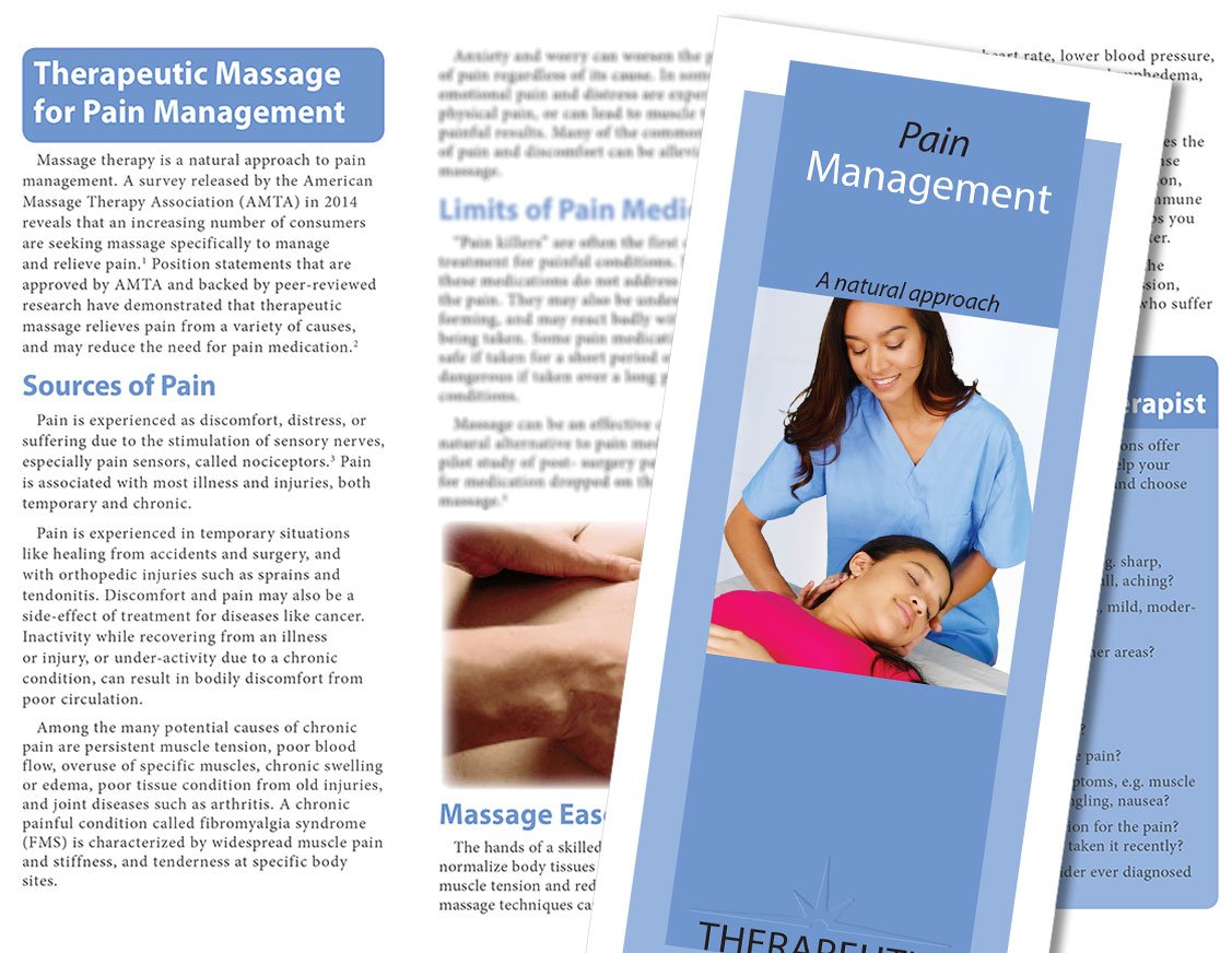Massage Therapy Brochures