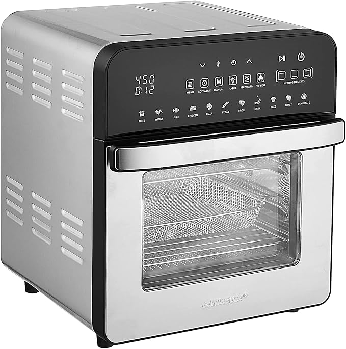 Amazon.com: GoWISE USA 14.7-Quart Air Fryer Grill with Dual Heating ...
