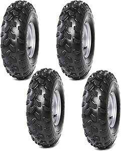 Amazon.com: 19x7.00-8 Go Kart Wheel 8 Inch19x7-8 19x7x8 4 Stud Tire with Rim and Tubeless ...