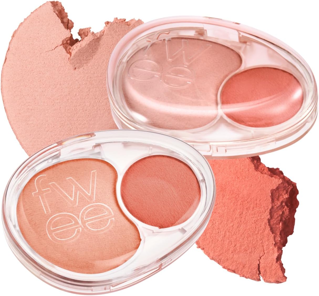Amazon.com : fwee Mellow Dual Blush | CR02 Baby Smile | Dual Color ...