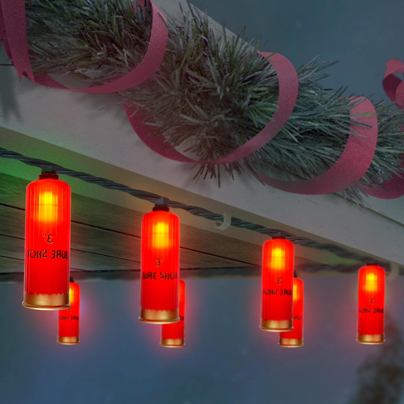 Shotgun Shell Christmas Lights