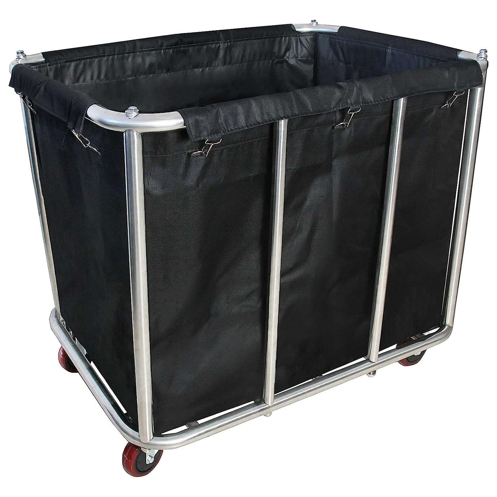 Laundry Cart Commercial,400L Large Industrial Rolling Laundry Hamper ...