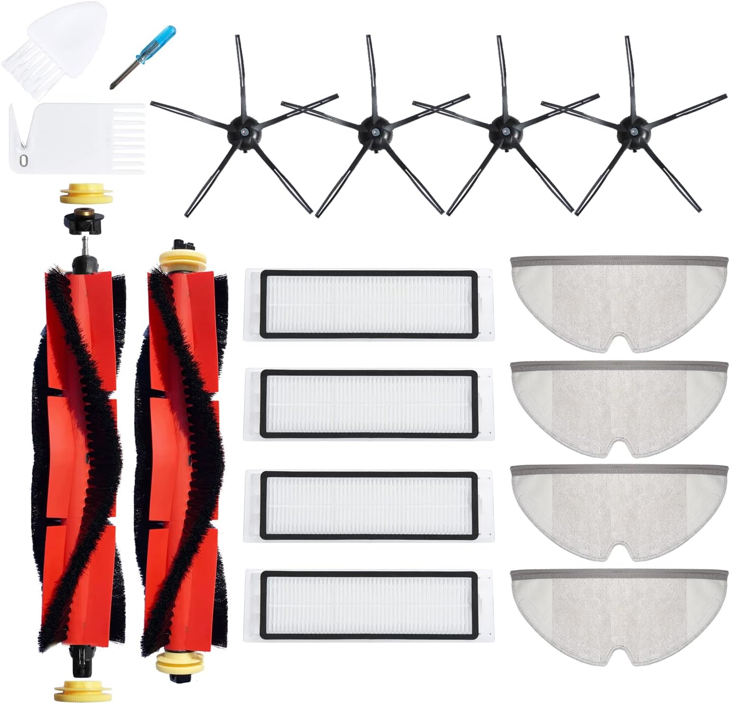 Amazon.com - 3 Pack Roborock Main Brushes Replacement Parts Compatible ...