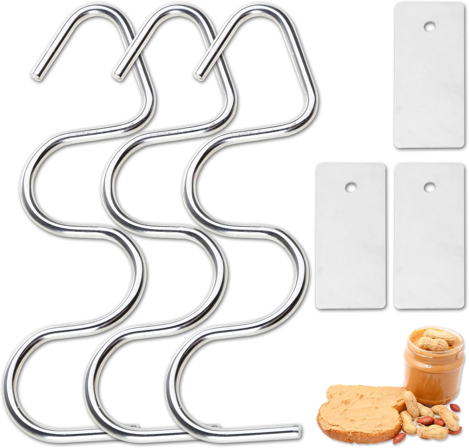 Amazon.com | Stainless Steel Peanut Butter Stirrer for Mixing Various ...