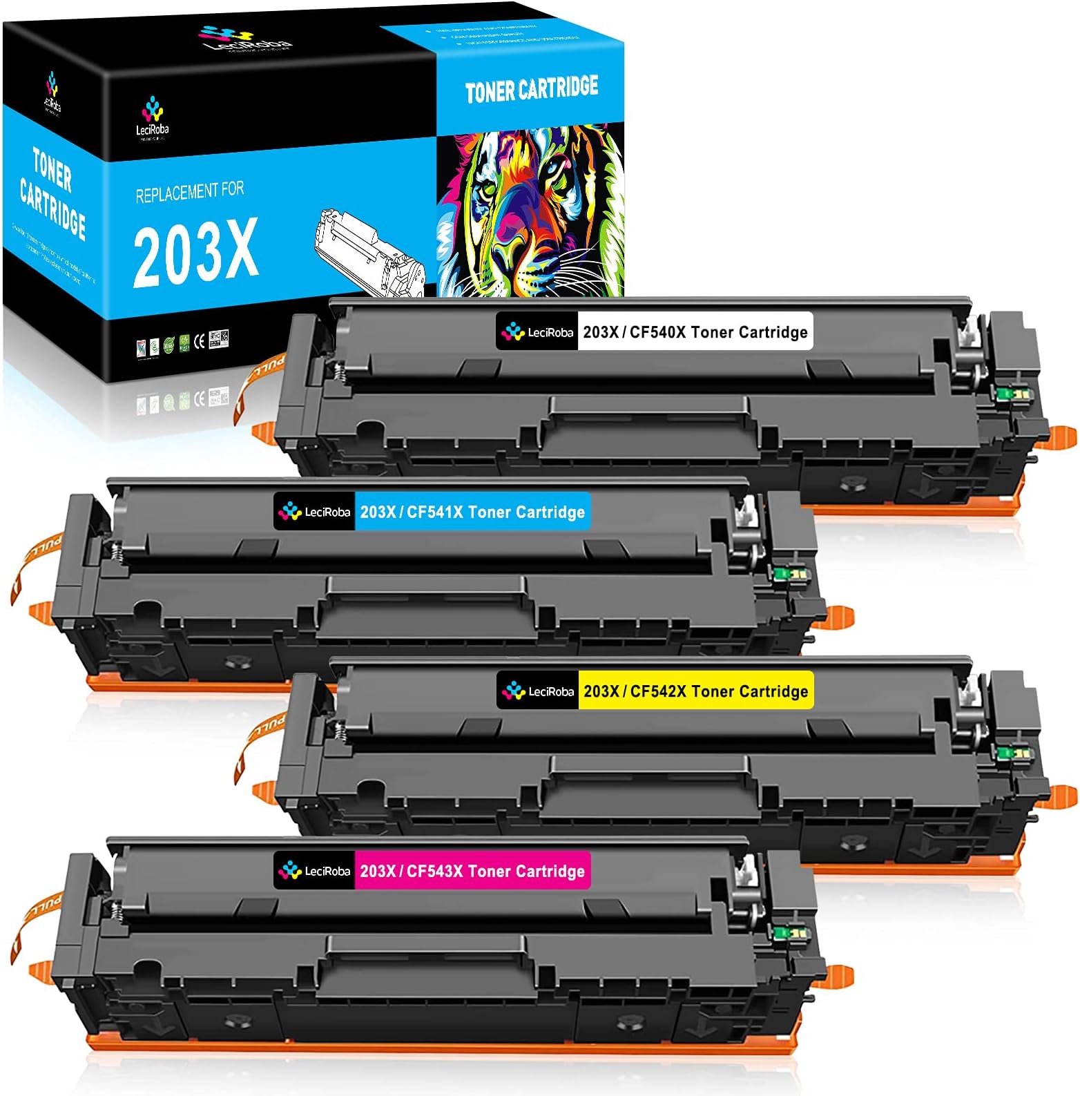 Cool Toner Kompatible Tonerkartusche für HP 203X 203A CF540X CF540A HP ...
