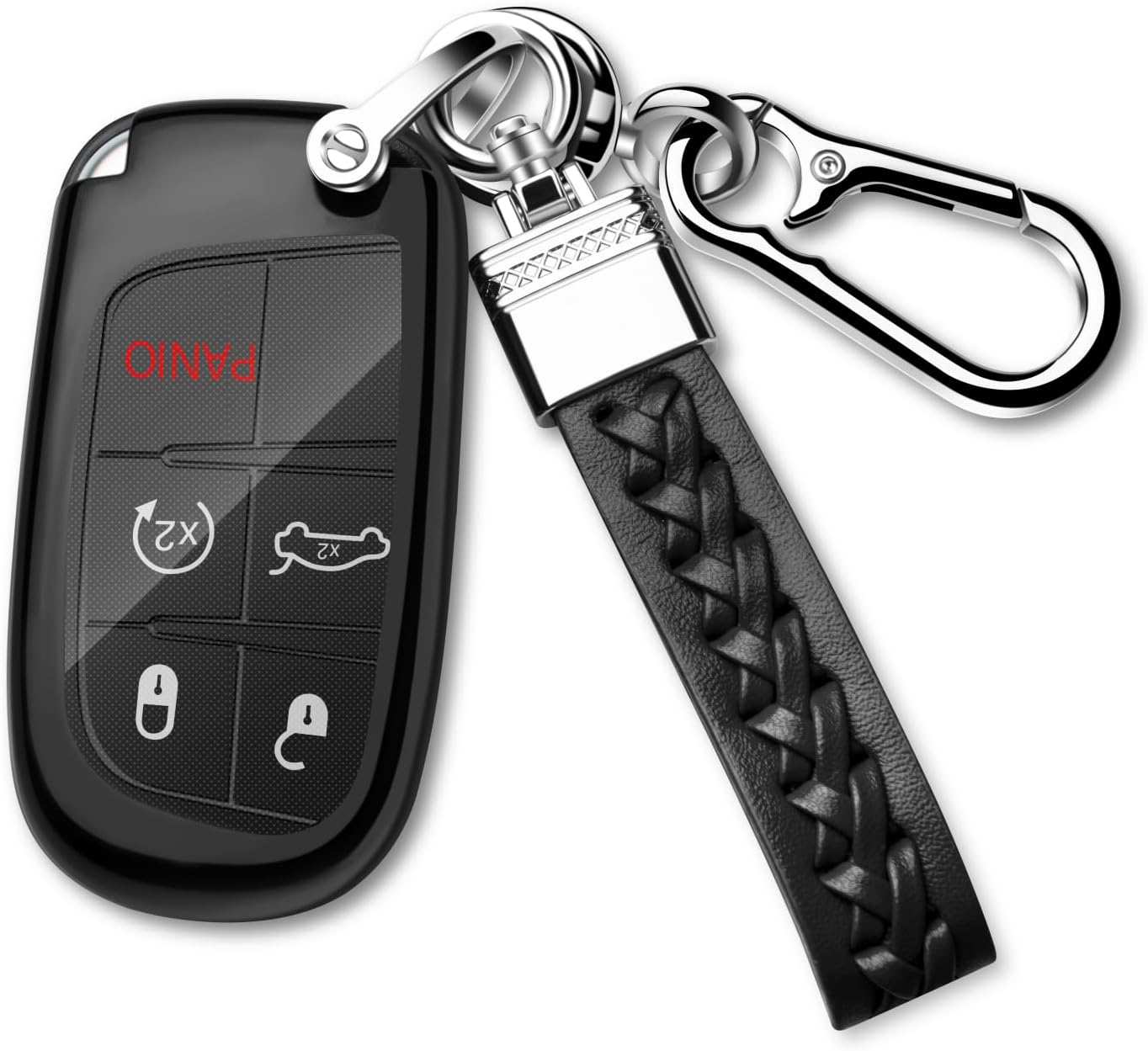 Amazon.com: for Dodge Key Fob Cover,Key Fob Case for Dodge Charger ...