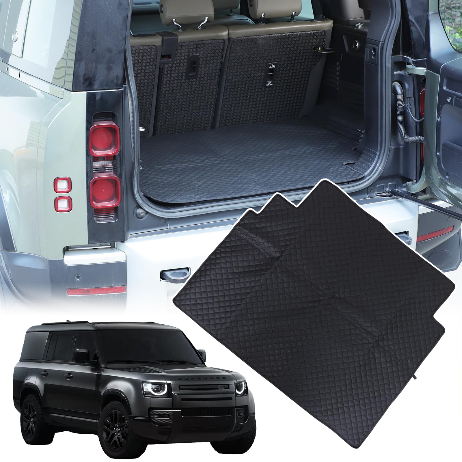 Amazon.com: Bekantogy Cargo Trunk Liner Compatible with Land Rover ...
