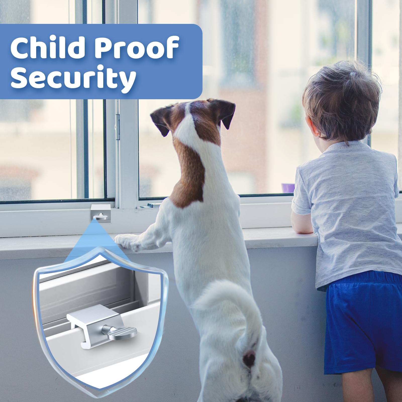Snapklik.com : Sliding Door Window Locks For Security - 10 Packs Child ...