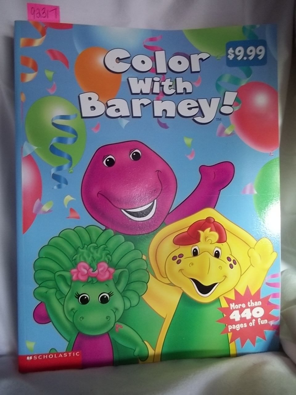 Color with Barney: unknown author: 9781570644603: Amazon.com: Books