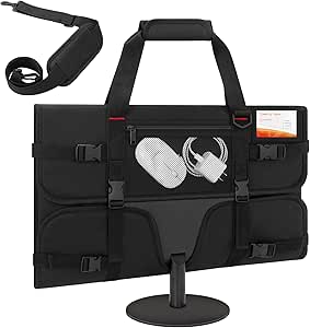 Amazon.com : Doksmeria Monitor Carrying Case, Monitor Travel Case for ...