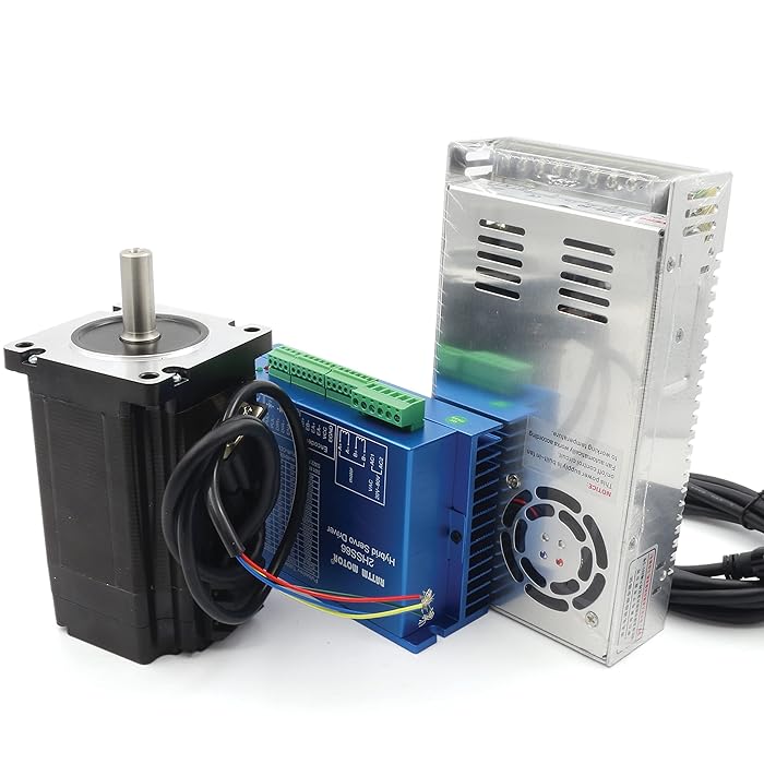 Buy Servo Motor Nema34 12Nm 2 Phase 1700ozin Closed Loop Stepper HSS86 Hybrid Motor Driver 6A ...