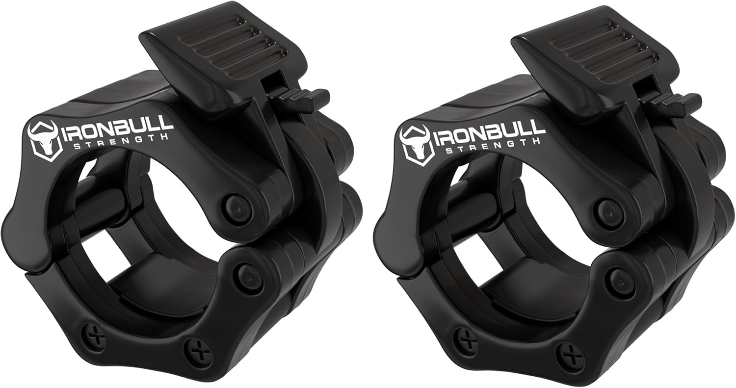 Barbell Collars (Pair) – Locking 2" Olympic Size Weight Clamps - Quick ...