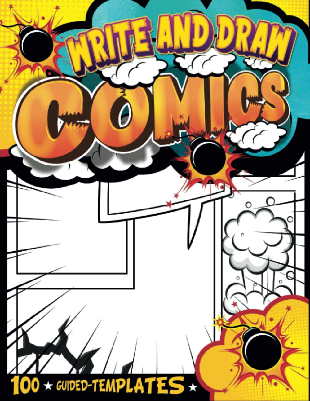 Buy Comic Templates To Make Your Own Story Book For Kids: 100 Comic ...
