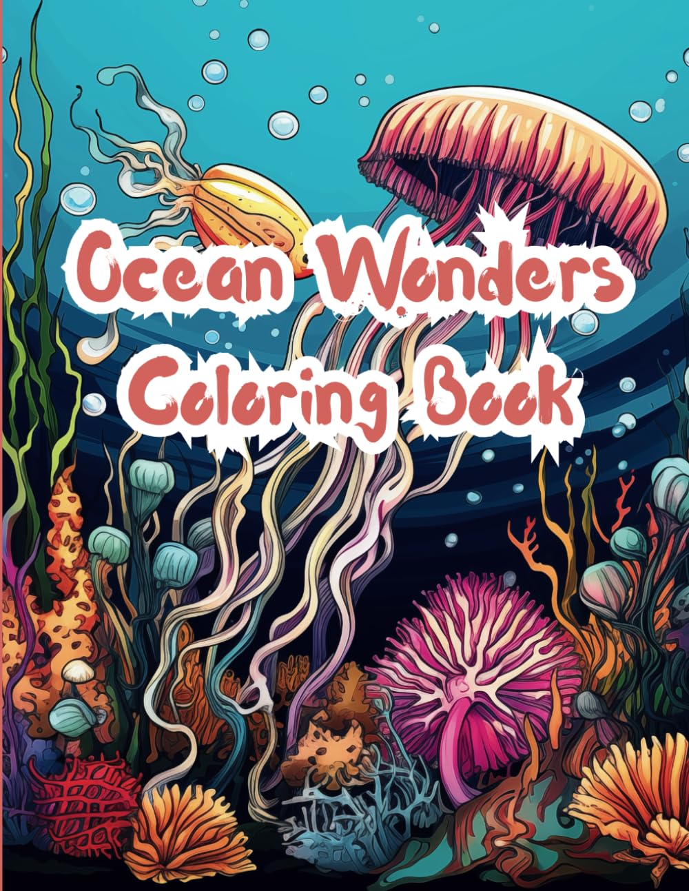 Amazon.com: Ocean Wonders Coloring Book: 9798873038411: Spice, EK: Books